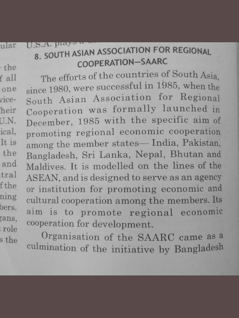 Saarc PDF | PDF