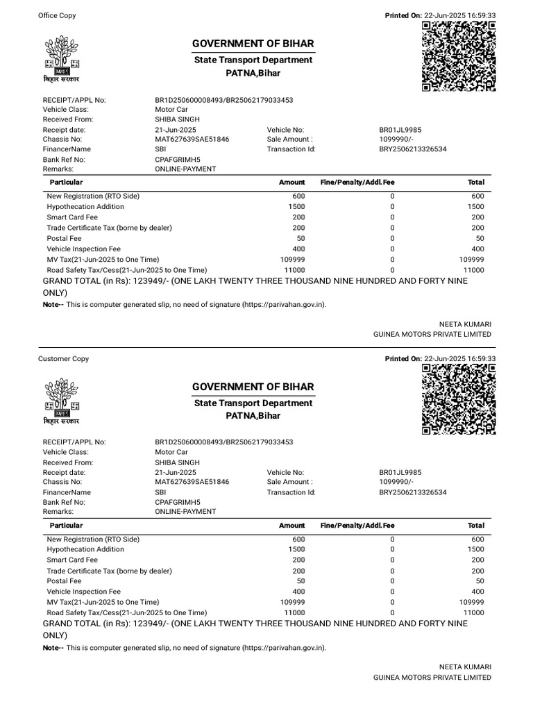 Vahan - Parivahan.gov - in Vahan Vahan Ui Reports FormCashReceiptReport ...