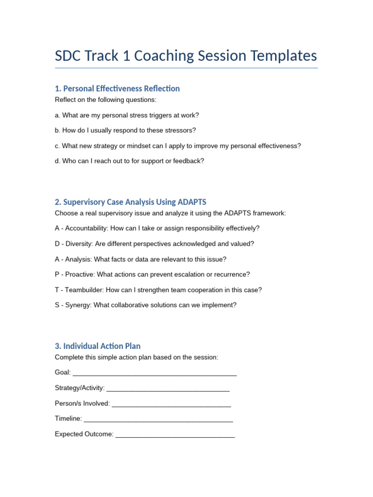 SDC Track1 Templates | PDF