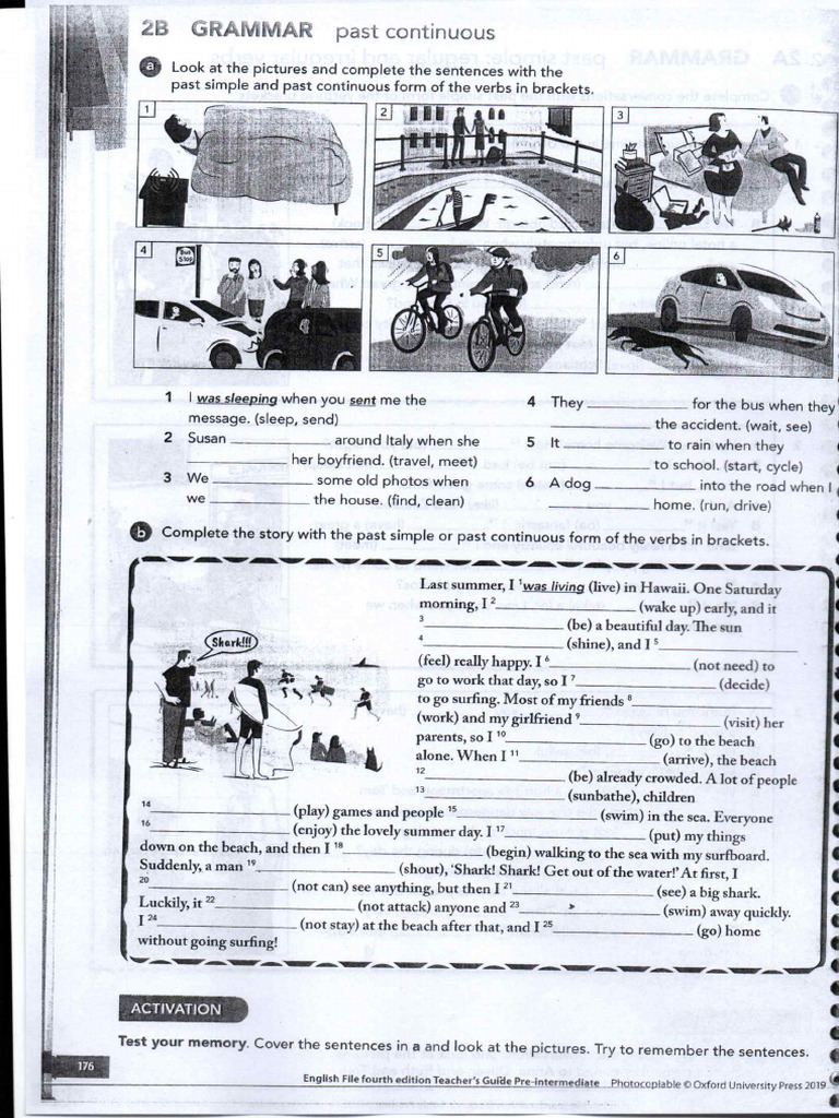 Grammar 2b English File Pre Int | PDF