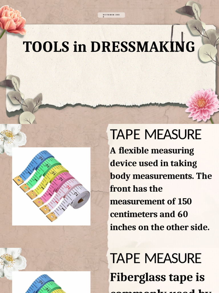 Essential Dressmaking Tools Guide | PDF | Scissors | Seam (Sewing)