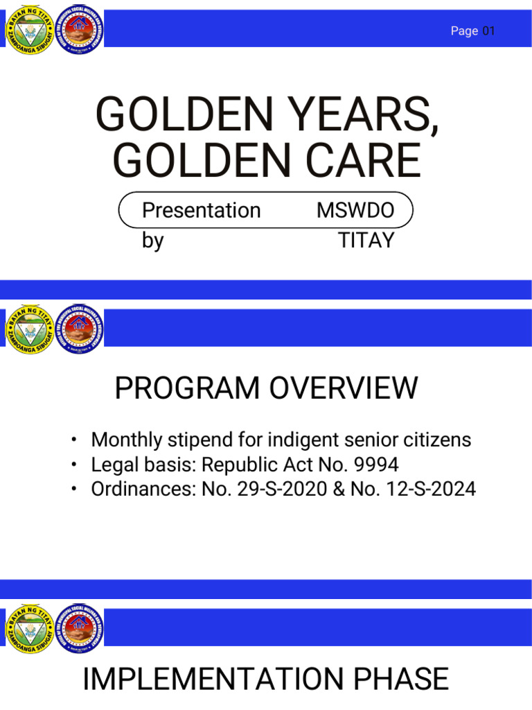 Senior Citizen and PWD Support Programs | PDF | Economies | Social Policy