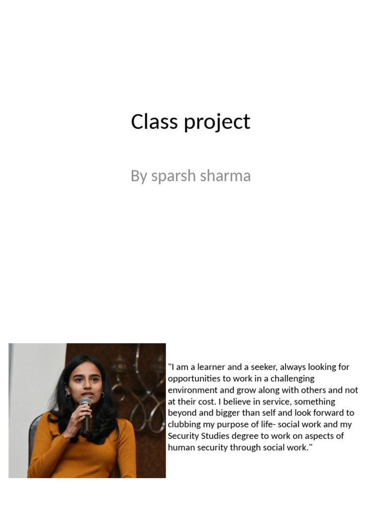 Class Project | PDF