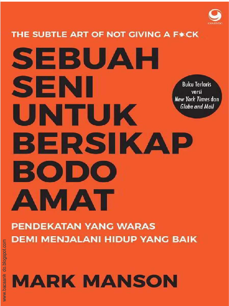 PDF Kumpull PDF Sebuah Seni Untuk Bersikap Bodo by Mark Manson Compress | PDF
