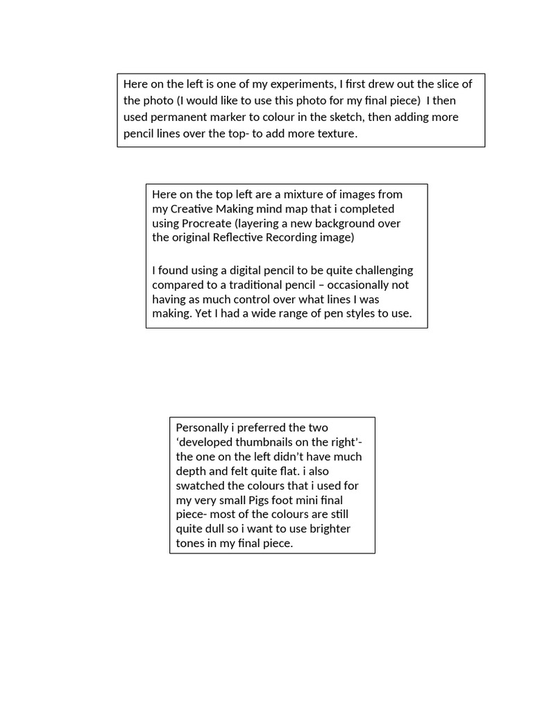 Creative Making Final Annotations | PDF