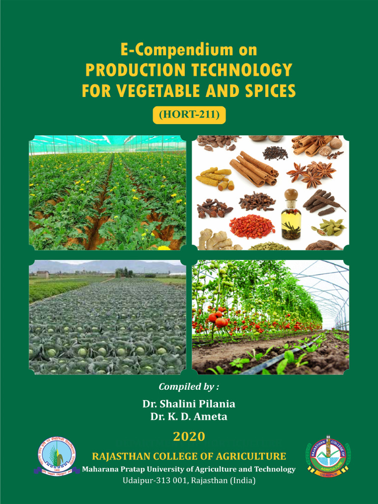 E Compendium HORT 211 | PDF | Vegetables | Onion
