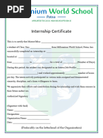 Internship Certificate Template | PDF