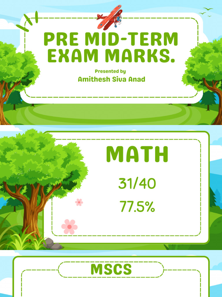 Pre Mid-Term Marks | PDF