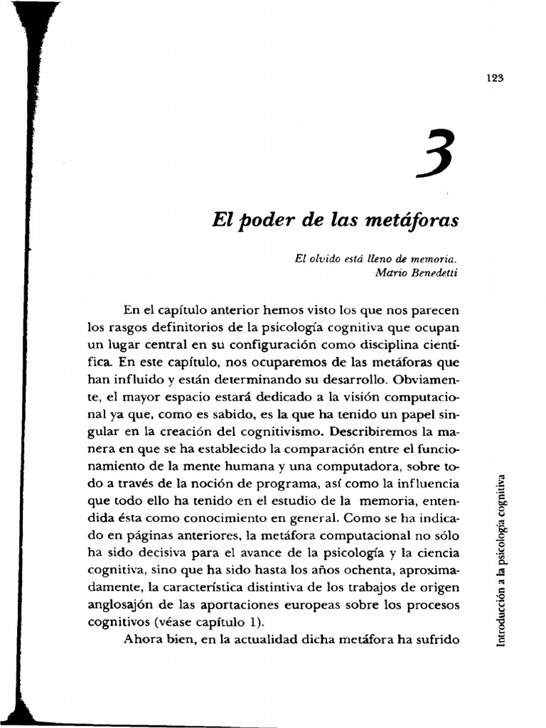 Mario Carretero Introducción A La Psicologia Cognitiva 122 173 | PDF ...