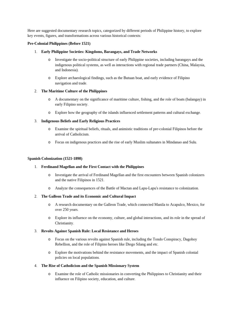 RIPH Documentary Research | PDF | Philippines | Corazon Aquino