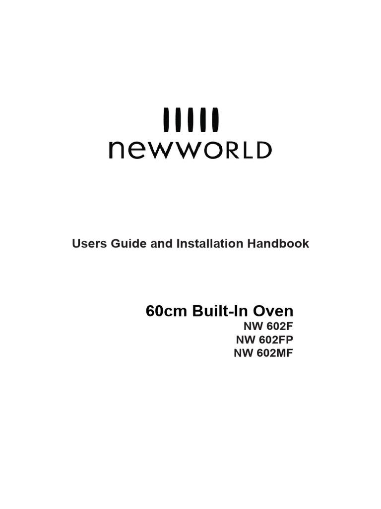 Glen Dimplex Home Appliances Group 3270346106 Nw602f FP MF Instruction Manual | PDF | Grilling ...