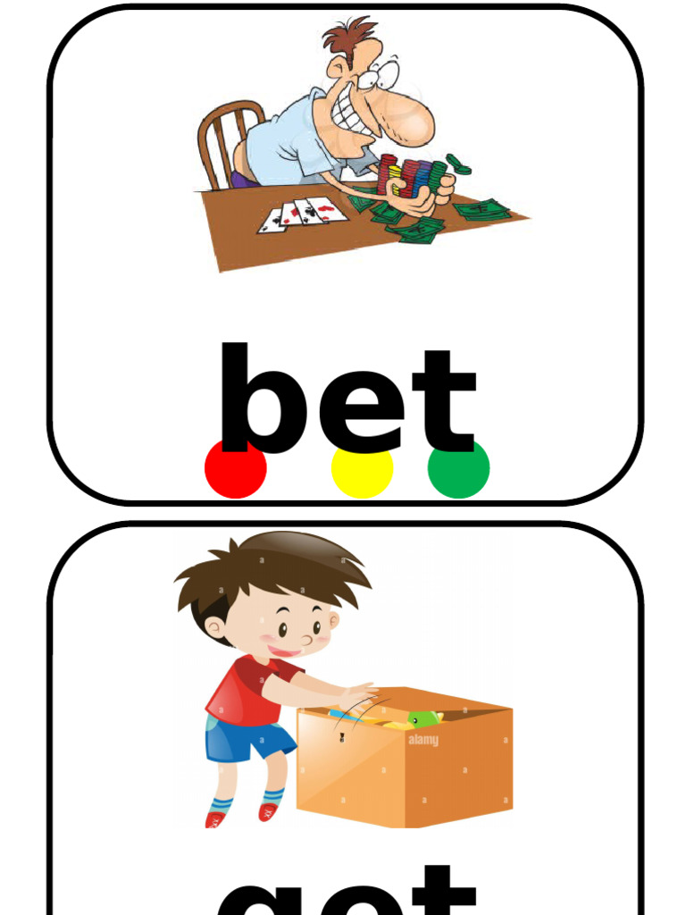 CVC - Ee Families - FLASH CARDS - Final | PDF