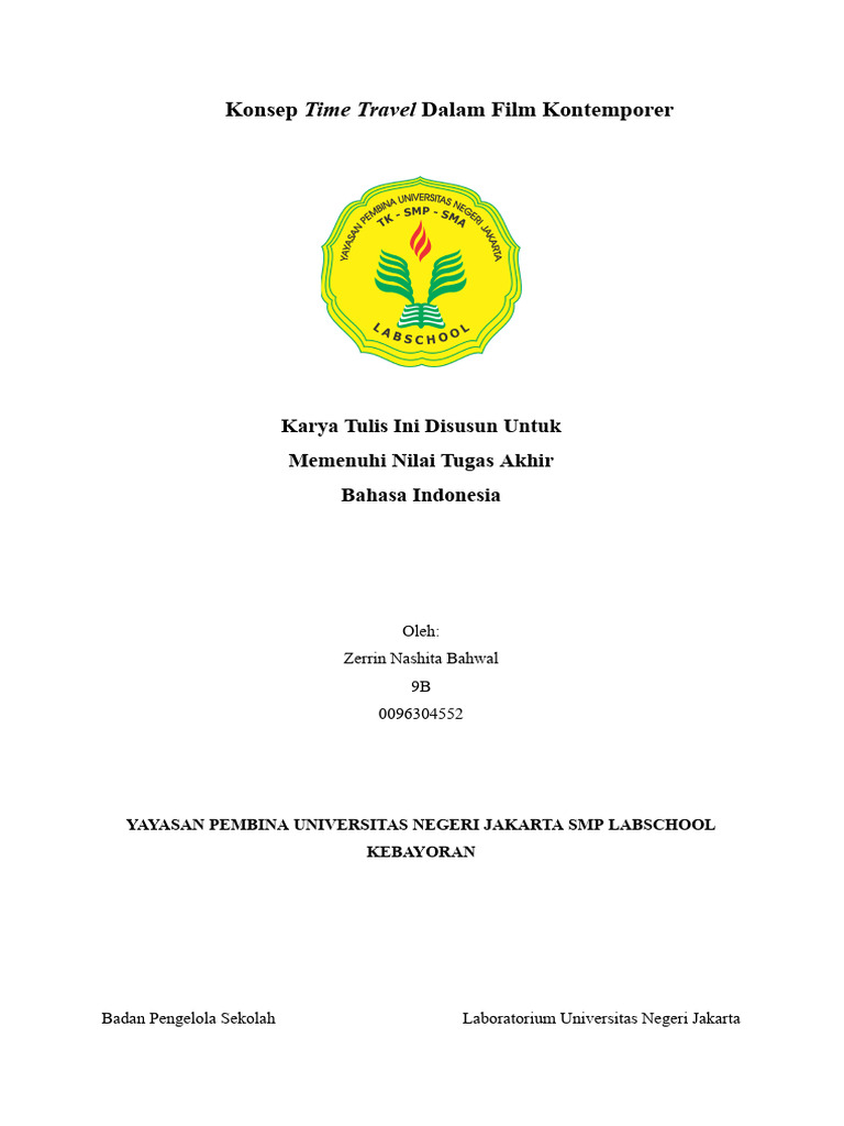 Konsep Time Travel Dalam Film Kontempore | PDF