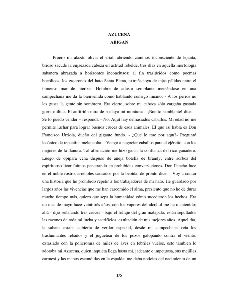 AZUCENA | PDF | Caballos | Agricultura