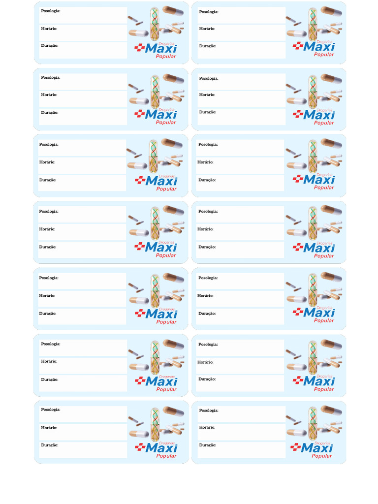 Documento A4 de Controle de Medicamentos Mensal 2 | PDF