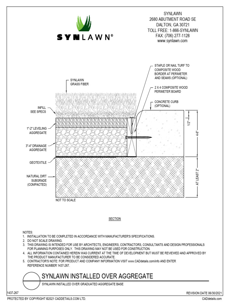 SynLawn Installation Guidelines and Specs | PDF | Chess Theory | Chess