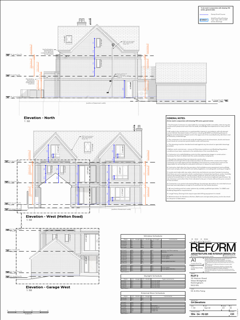 1914 S4 P2 221 C01 Ga Elevations Pdf Building Engineering