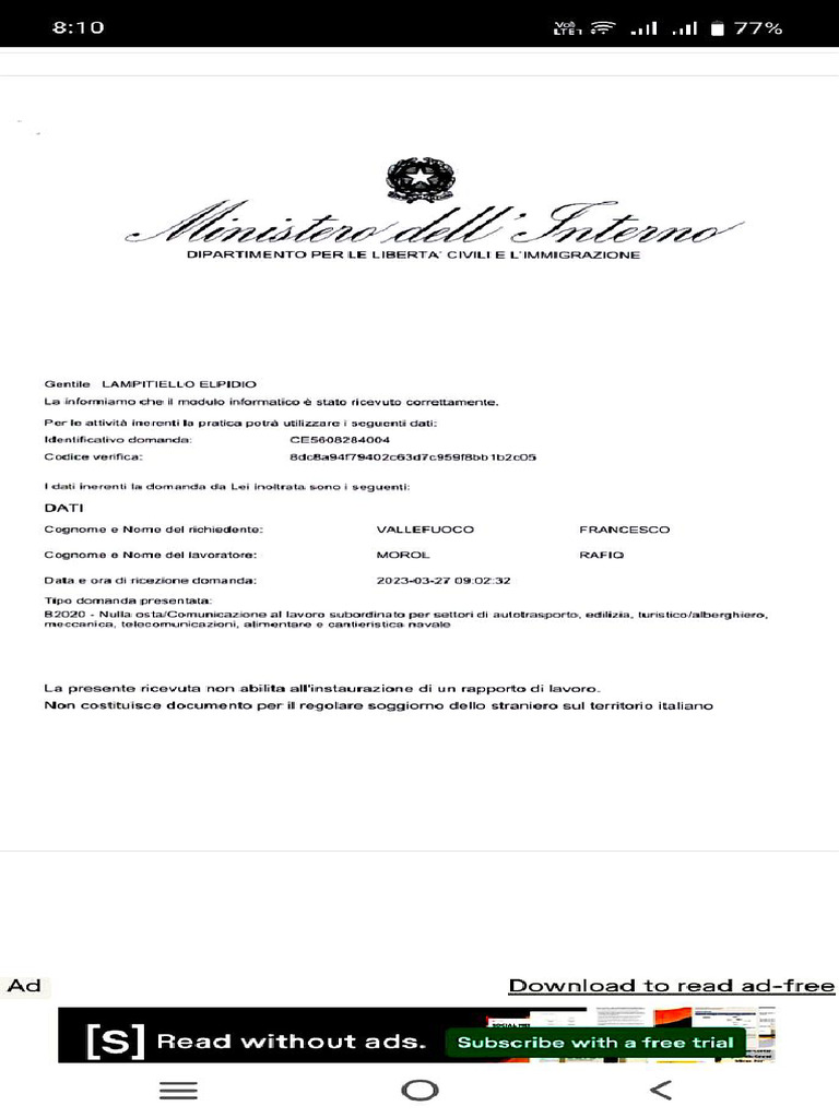 Visa Receipt Enhanced | PDF