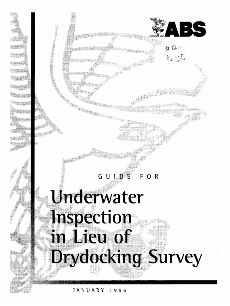 ABS, Underwater Inspection - 1996 | PDF