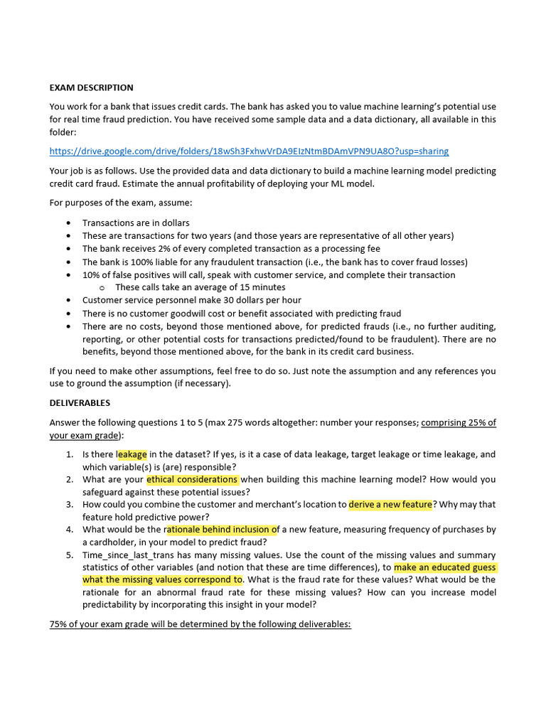 Machine Learning Assignment | PDF | Machine Learning | Credit Card