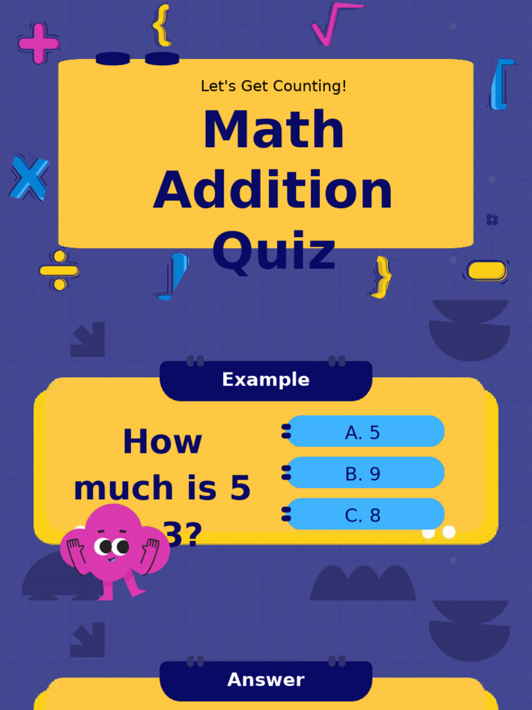 3rd Grade Math Quiz: Let's Get Counting! | PDF