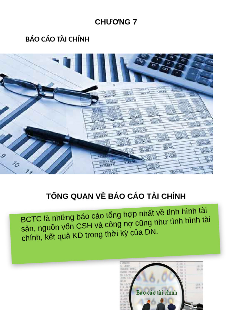 Nnlan Chương 7 BCTC KTTH | PDF