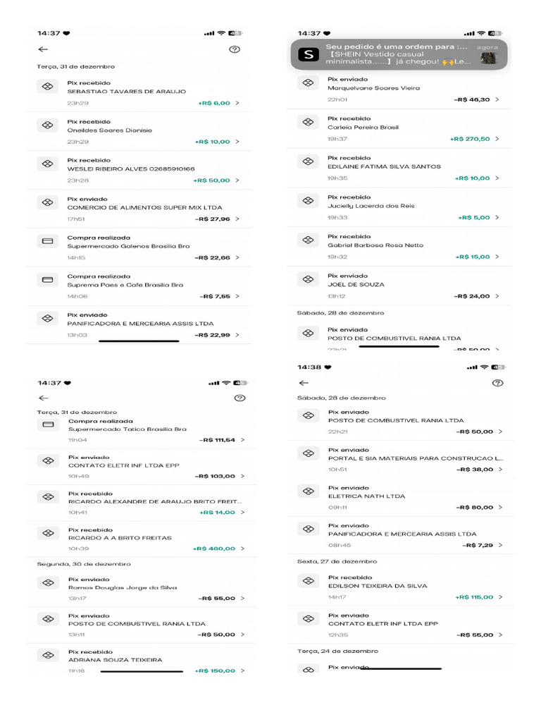 Extrato 12-2024 | PDF