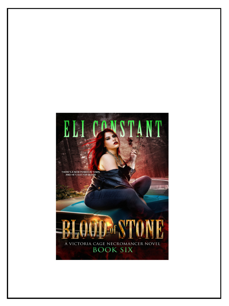 Blood of Stone An Urban Fantasy A Victoria Cage Necromancer Novel Book ...