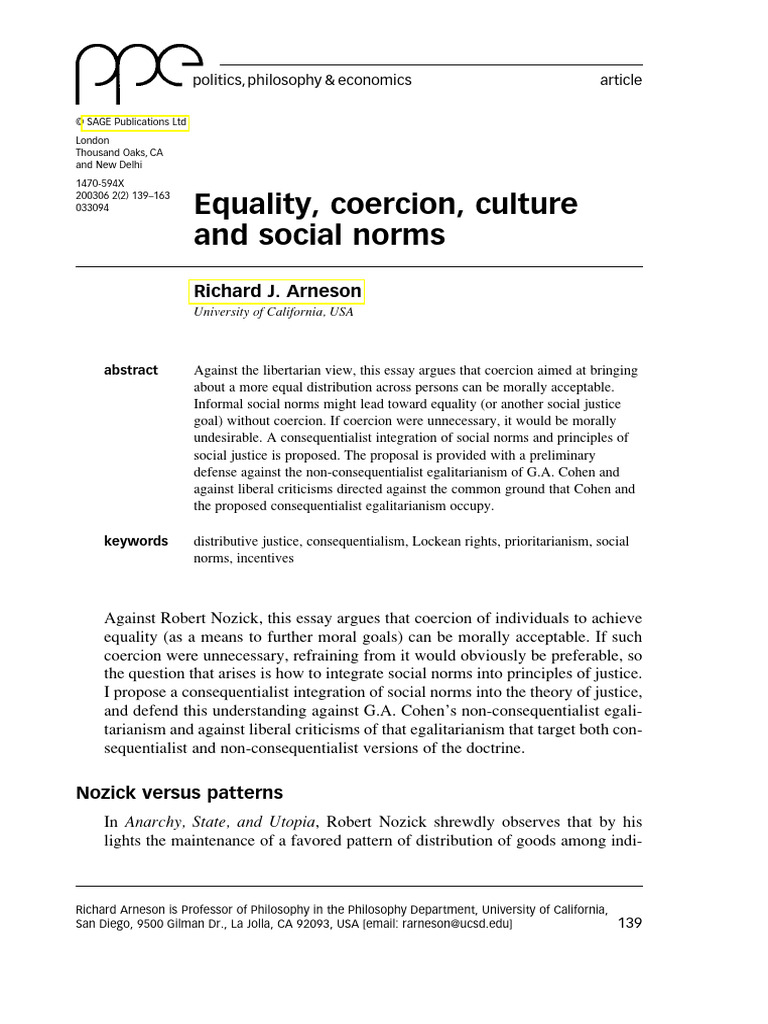 Arneson 2003 | PDF | Justice | Crime & Violence