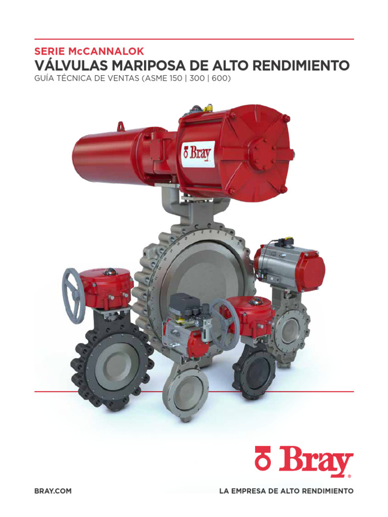 BRAY_Válvulas de Mariposa de Alto Rendimiento | PDF | Agua | Materiales