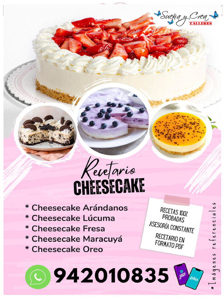 Cheesecake | PDF | Tarta de queso | Mantequilla
