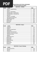 Surat Bus Route Timings Guide | PDF