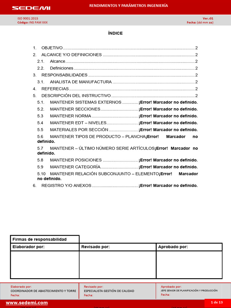 Instructivo INFOR | PDF