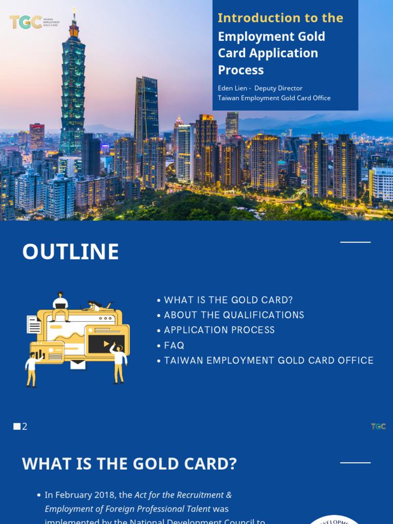 Taiwan Employment Gold Card Overview | PDF | Travel Visa | Taiwan