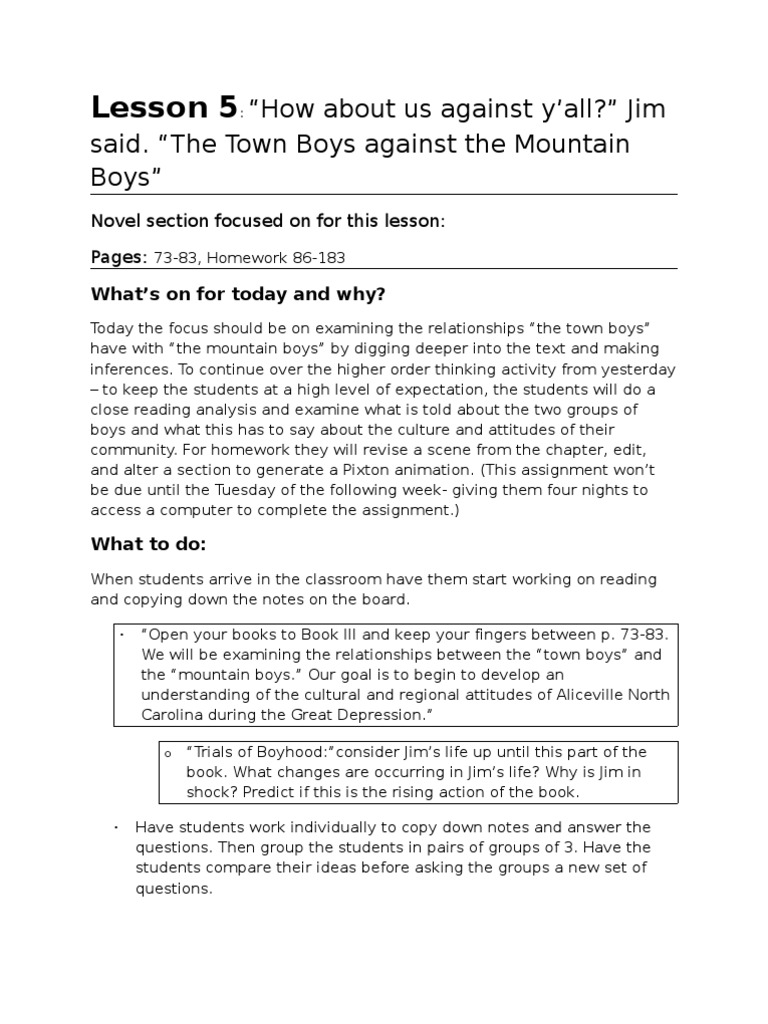 Lesson 5 | PDF