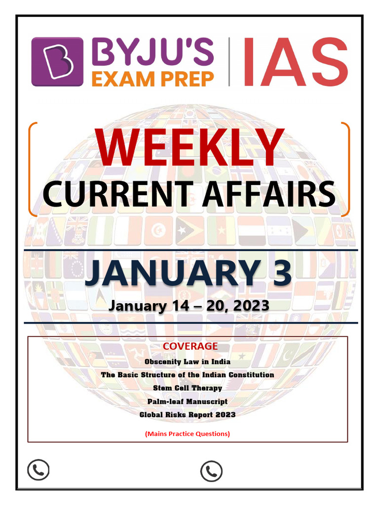Current Affairs JAN Part 3 2023 | PDF | Ozone Depletion | Non Aligned ...