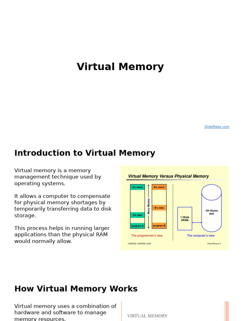Virtual Memory | PDF | Computer Data Storage | Operating System