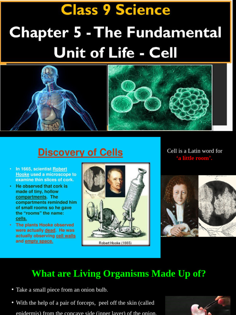 5.fundamental Unit of Life - Cell SK | PDF | Osmosis | Cell (Biology)