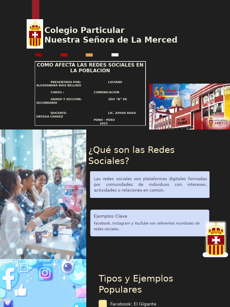 Impacto de Redes Sociales en Perú 2025 | PDF | Facebook | Acoso cibernético