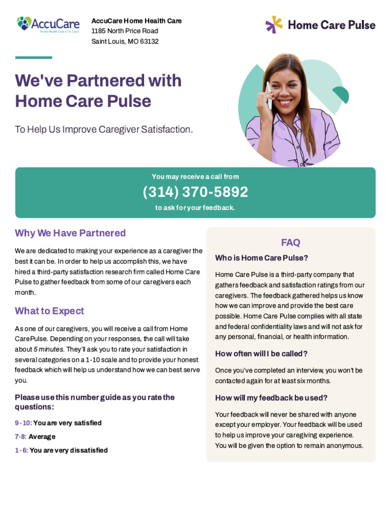 4-Home Care Pulse Caregiver Inform Flyer | PDF | Health Care | Social ...