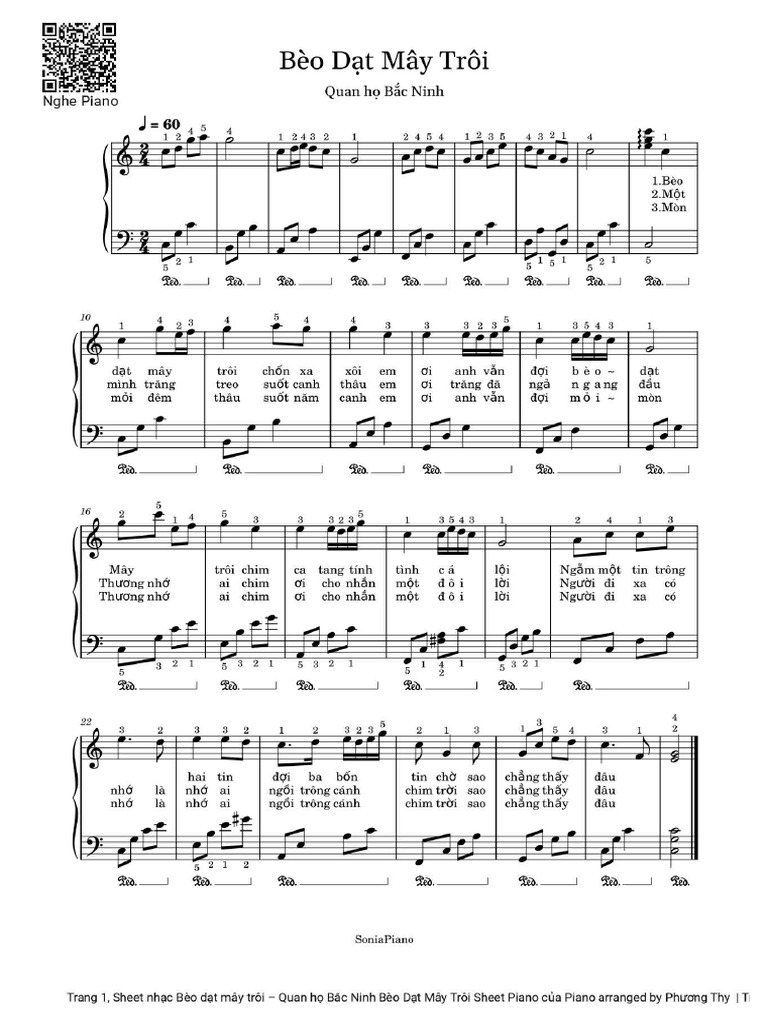 Beo Dat May Troi | PDF