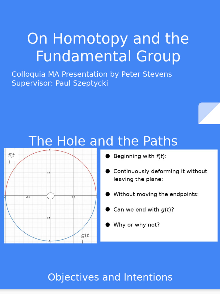Homotopy and the Fundamental Group | PDF | Geometry | Mathematical Analysis