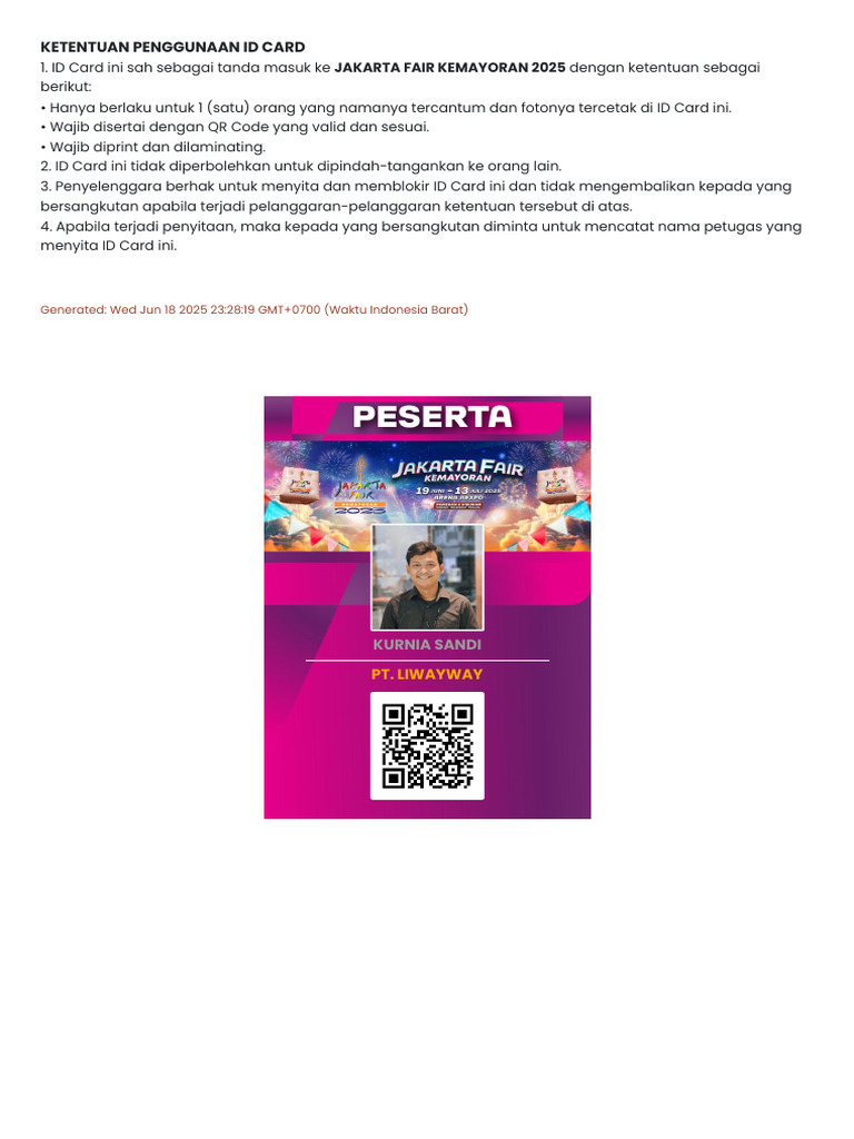 Crew Event Badge | PDF