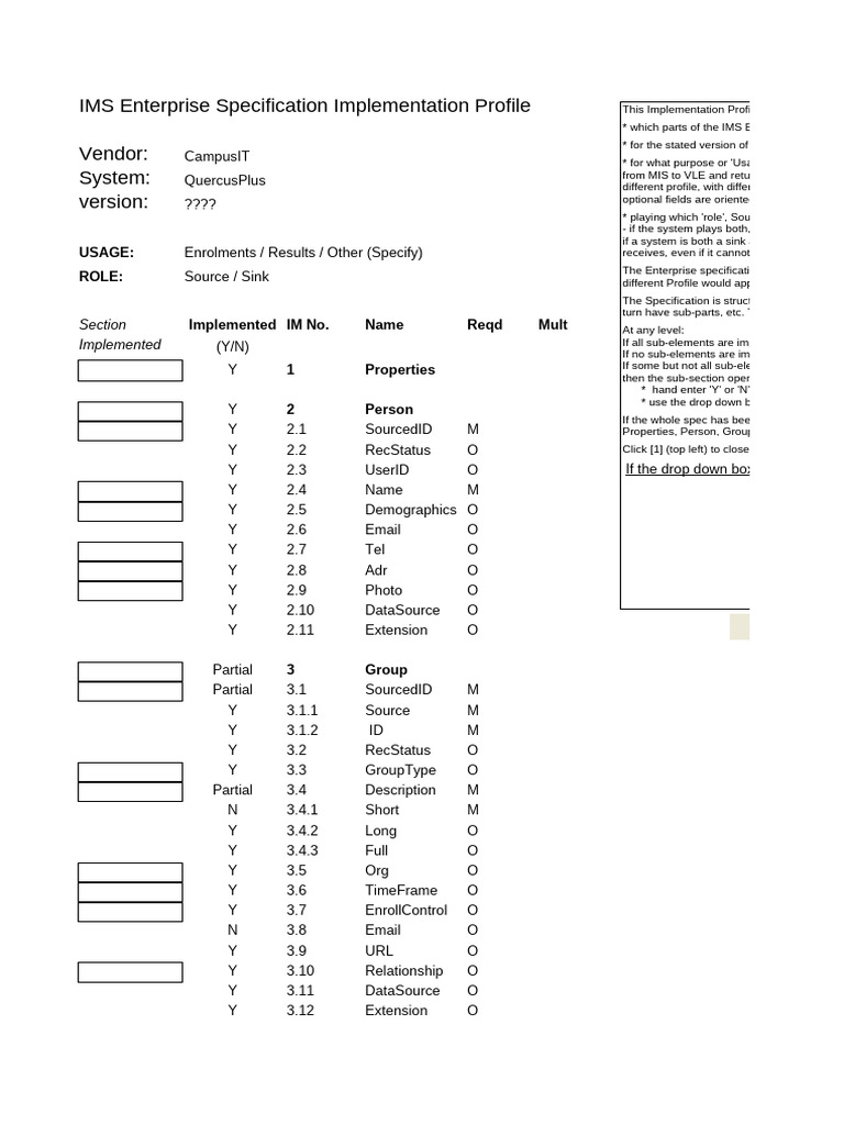 IMS Enterprise Implementation Profiler-Campusit | PDF | Computing ...