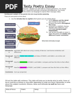 Outline For Song Lyric Analysis Essay | PDF | Essays | Human Communication