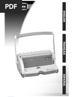 How To Operate A Binding Machine | PDF