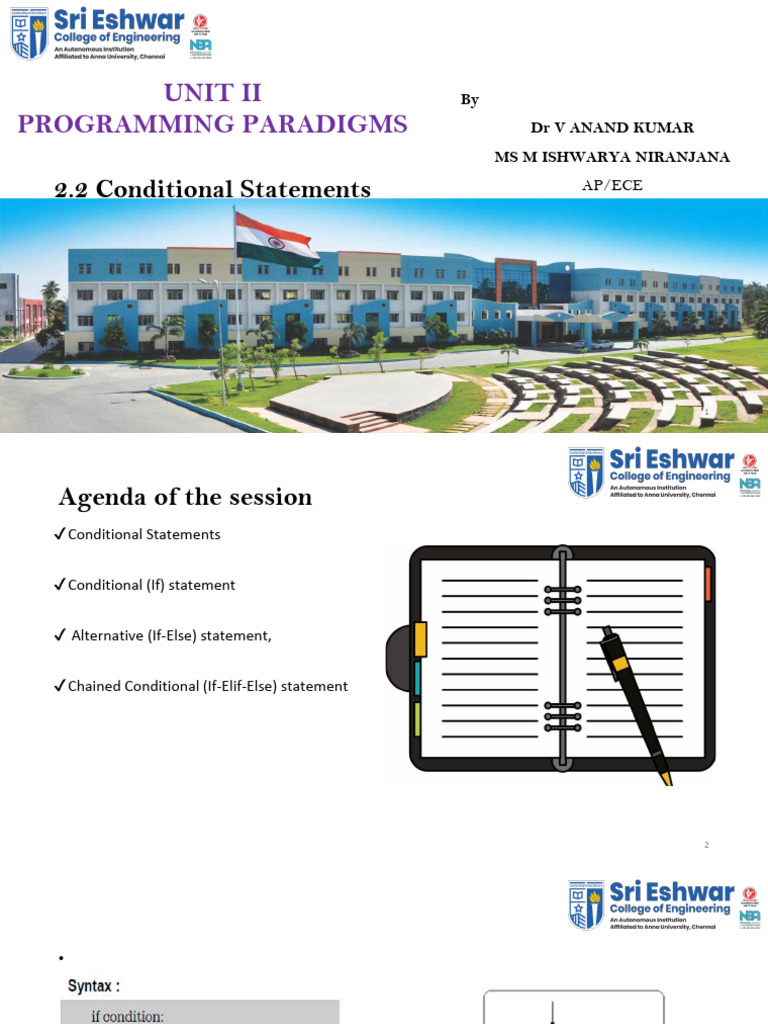 1.7 Conditional Statements-Compressed | PDF | Software Engineering ...