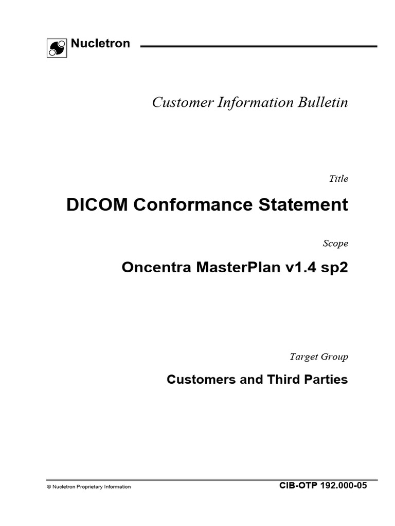 Cib192000 05 - Otp Dicom | PDF | Computer Network | Databases