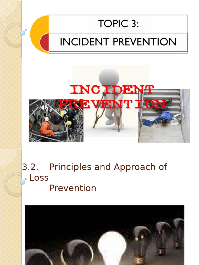 3.2. Principles and Approach of Loss Prevention | PDF