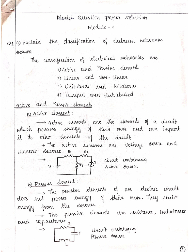 BEC304 Module-1 Solved QP | PDF